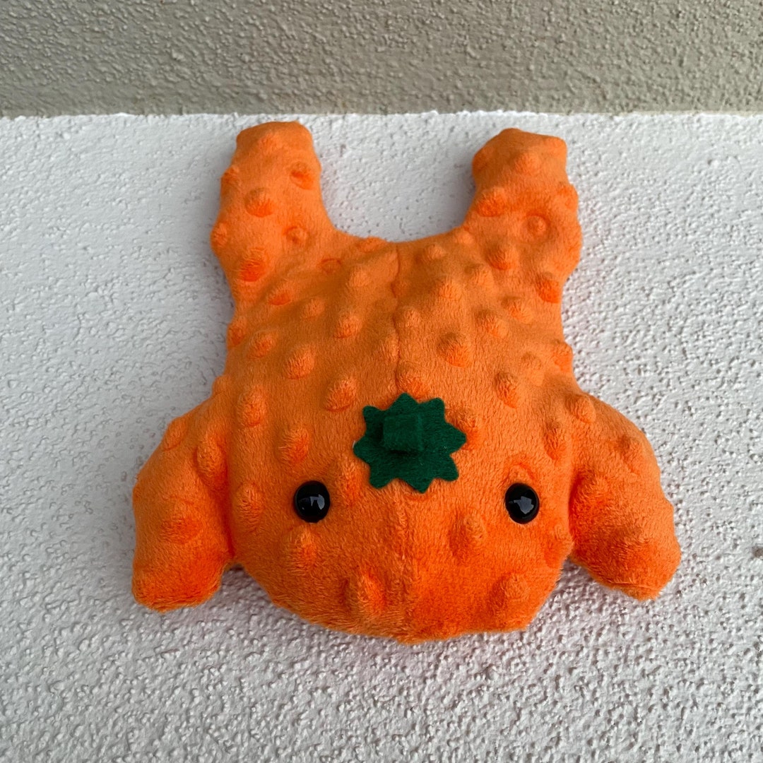 Rice Filled Pumpkin Toad Handmade Plush - Etsy