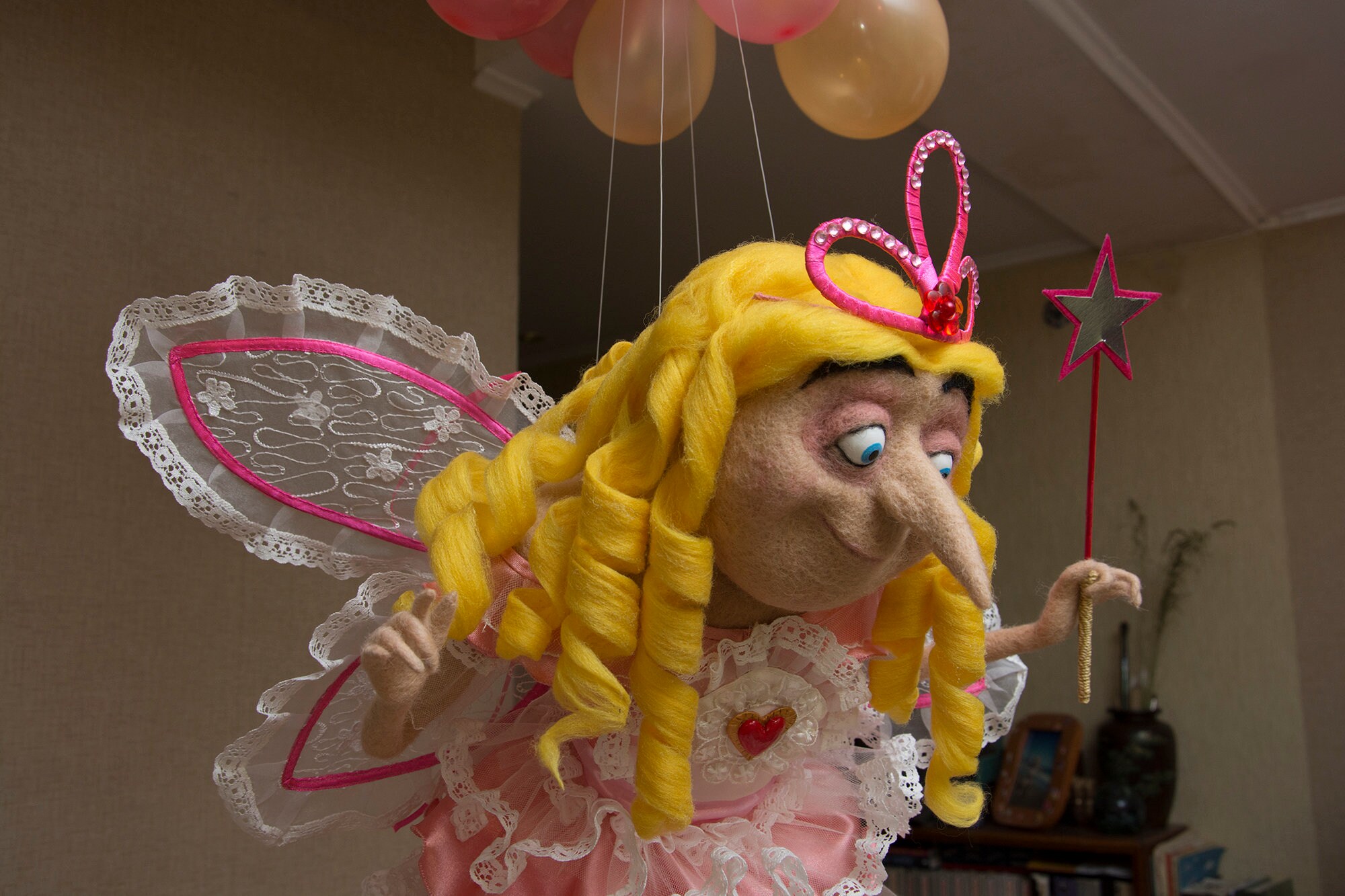 Gru, Despicable Me, Wool Toy,cartoon Character,felting,interior Doll ...