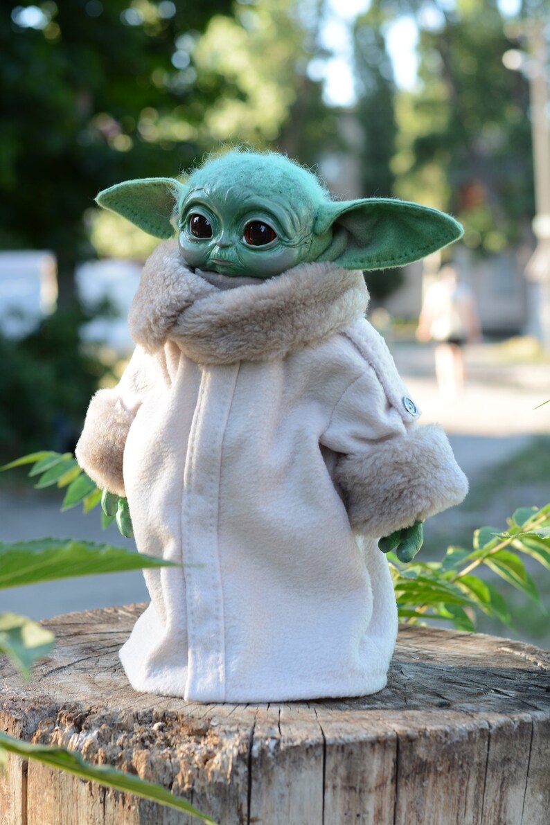 Baby Yoda, Interior Doll, Character, Soft Toy, Handmade, - Etsy