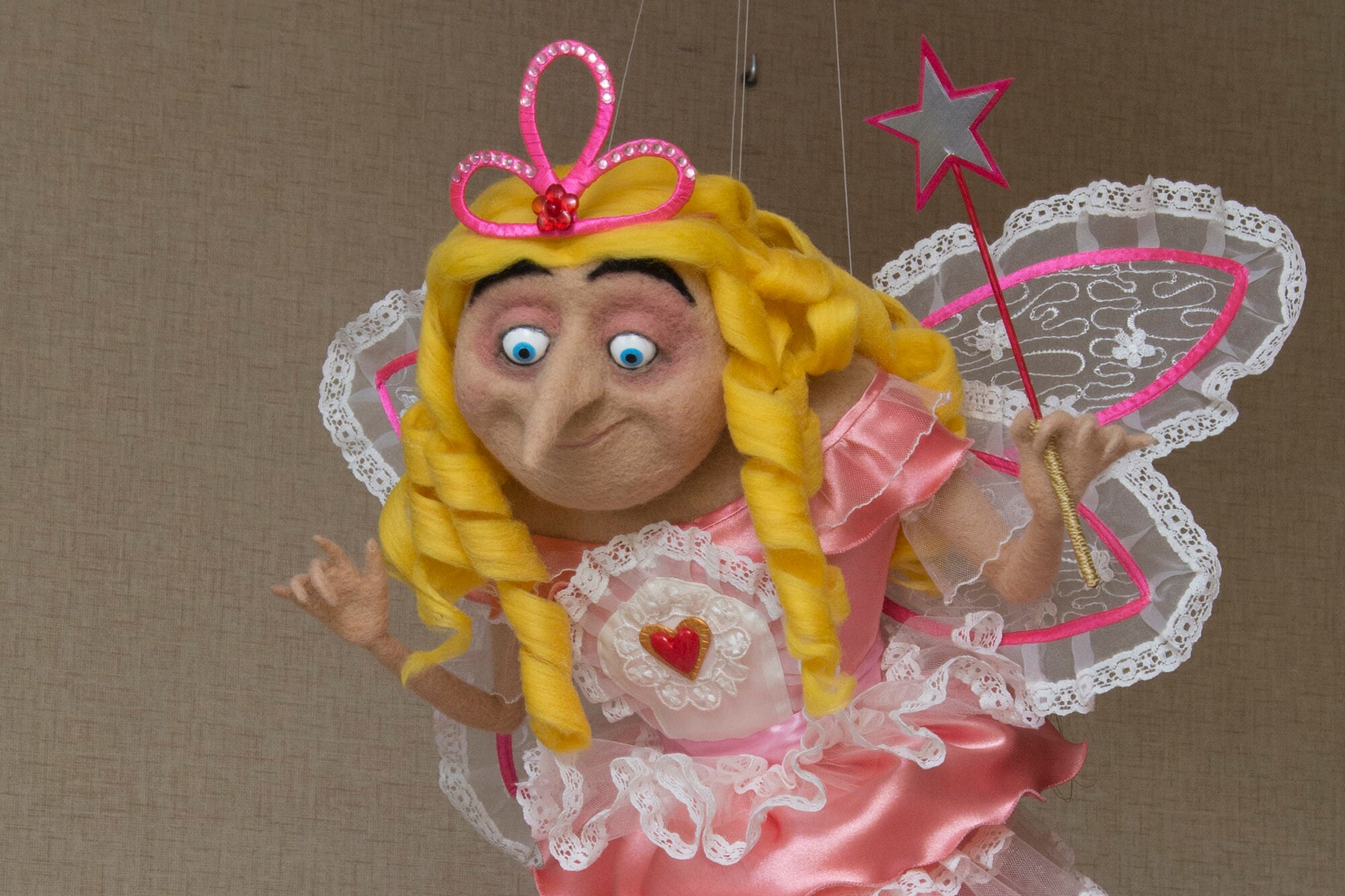 Gru, Despicable Me, Wool Toy,cartoon Character,felting,interior Doll ...