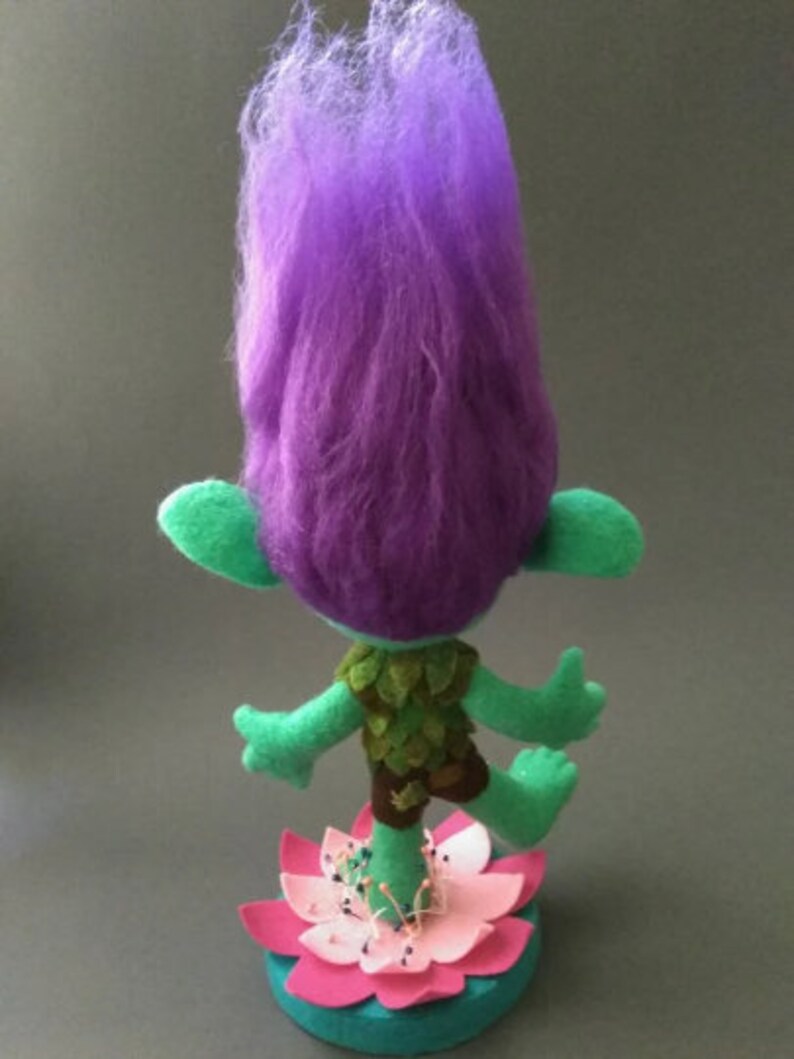 Troll Branch, Woolen Toy Troll, Felting Troll, Interior Doll Troll ...