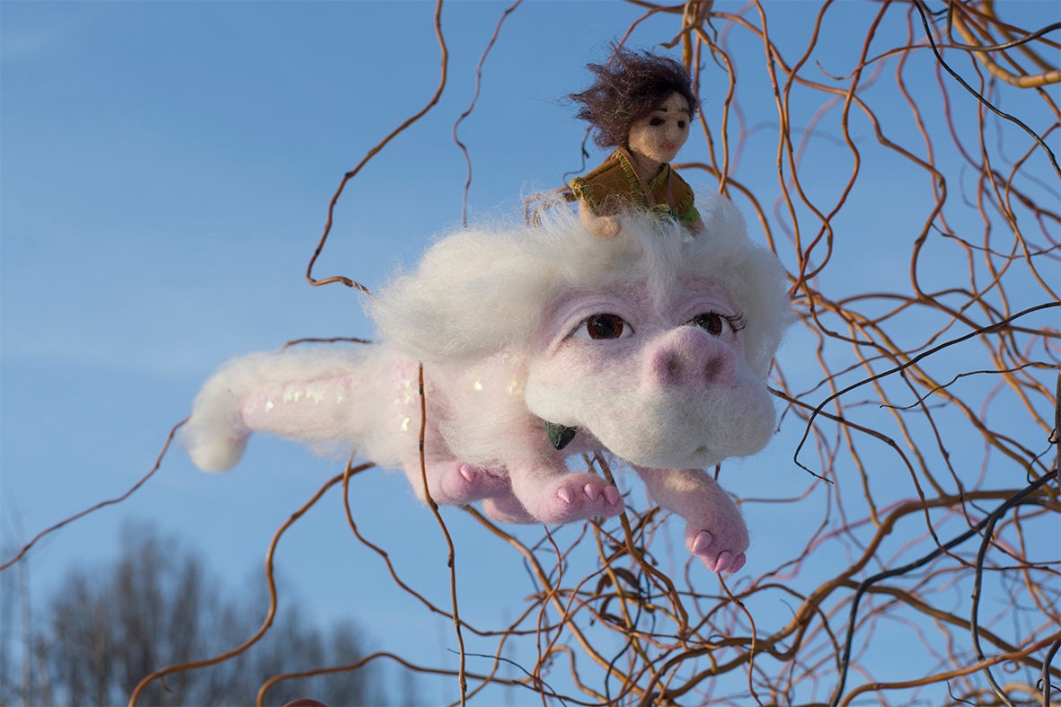 Falkor falcor the Luck Dragon and Atreyu, Charters of the Neverending ...