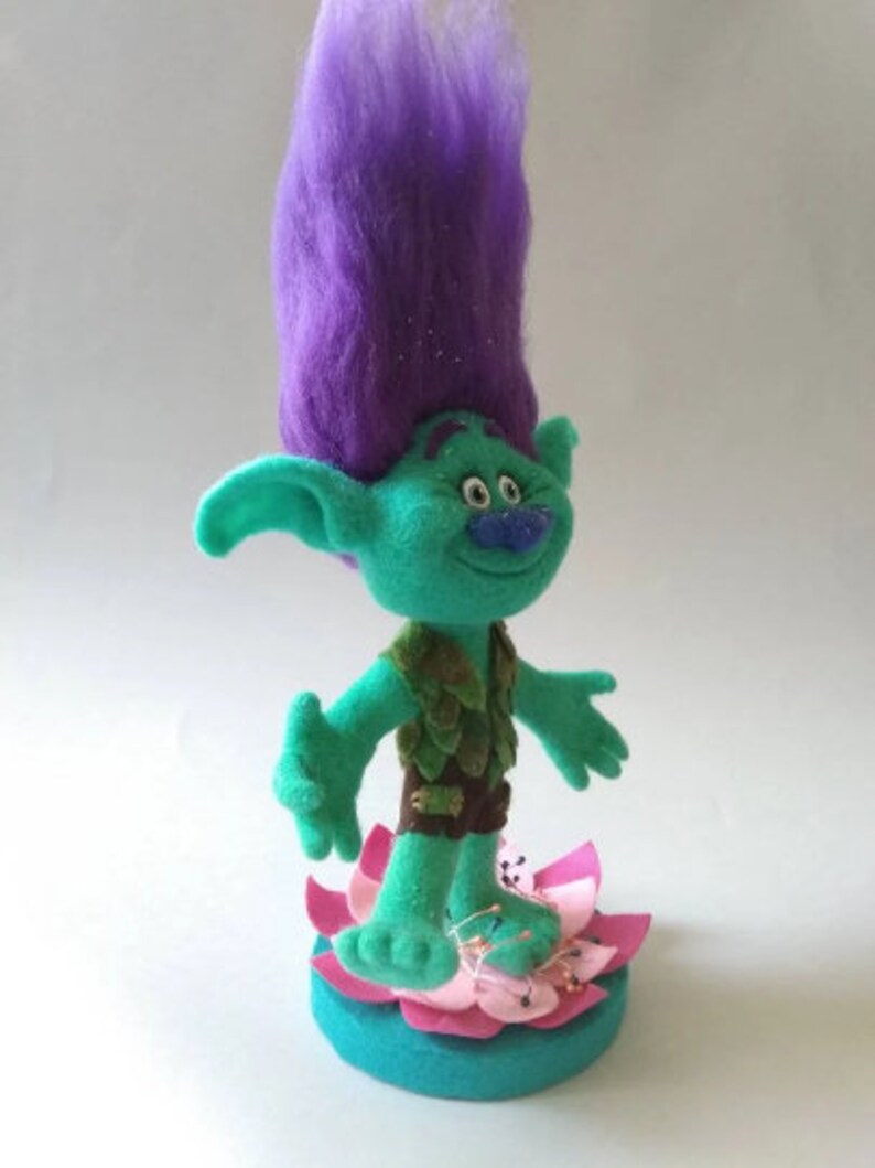 Troll Branch, Woolen Toy Troll, Felting Troll, Interior Doll Troll ...