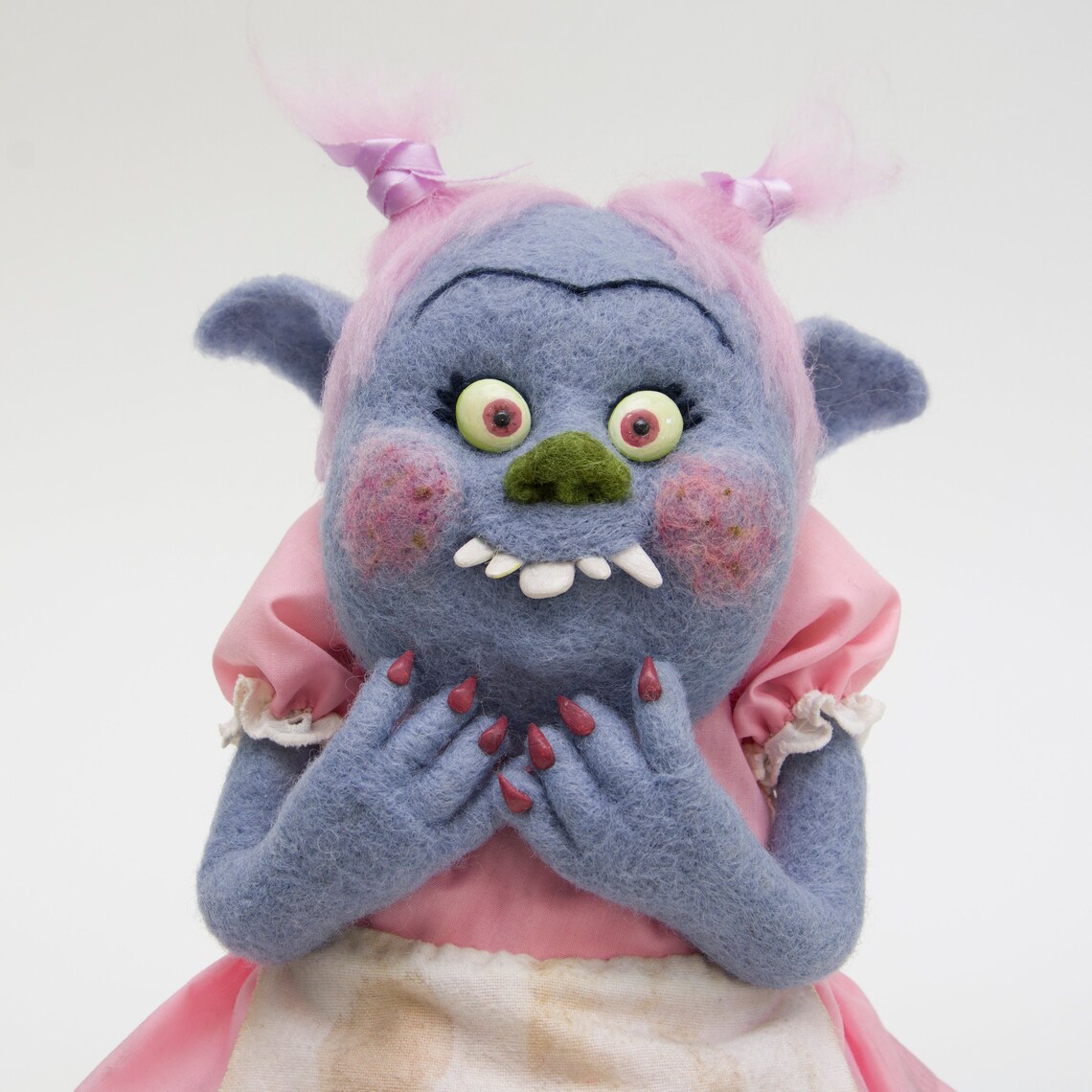 Bridget, Cartoon Character, Trolls, Felting Toy Troll, Interior Doll ...