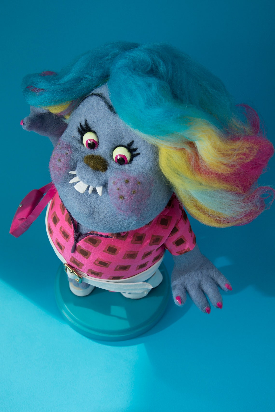 Trolls, Wool Toy,lady Glitter Sparkles,bridget,cartoon Character ...