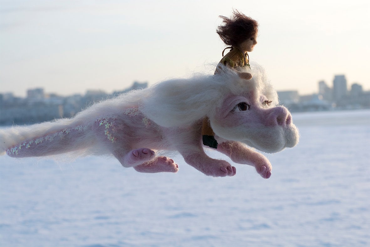 Falkor falcor the Luck Dragon and Atreyu, Charters of the Neverending ...