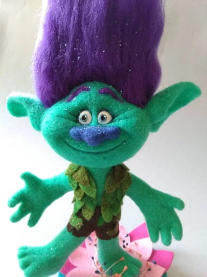 Troll Branch, Woolen Toy Troll, Felting Troll, Interior Doll Troll ...