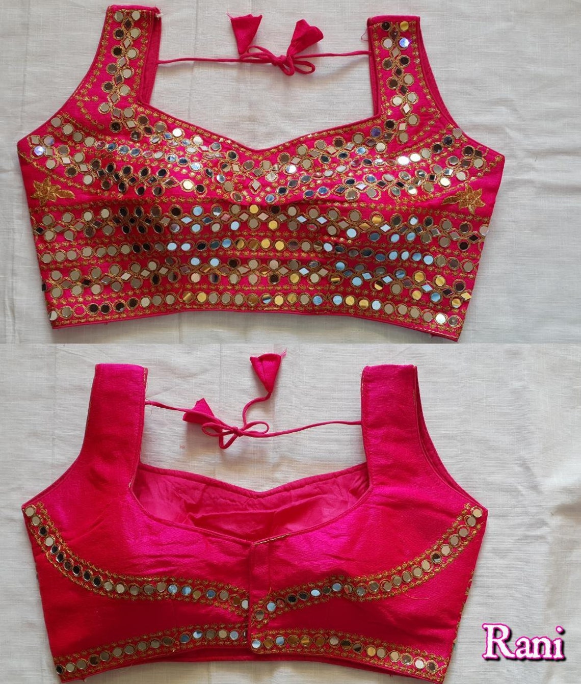 Pink Readymade New Designer Saree Blouse Floral Embroidered - Etsy
