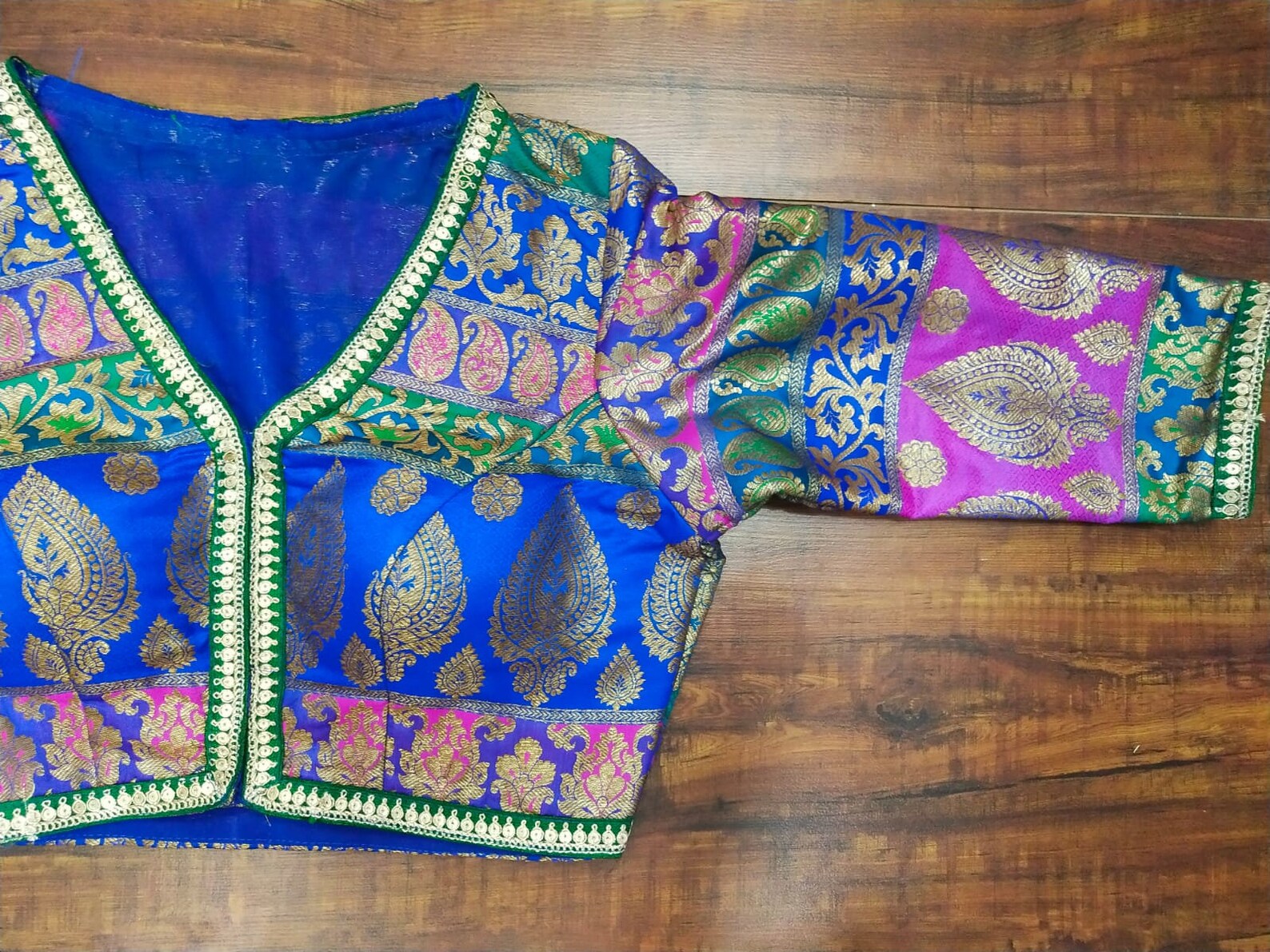 Brocade Blouse Sabyasachi Deep V Cut Blouse Designer Readymade | Etsy