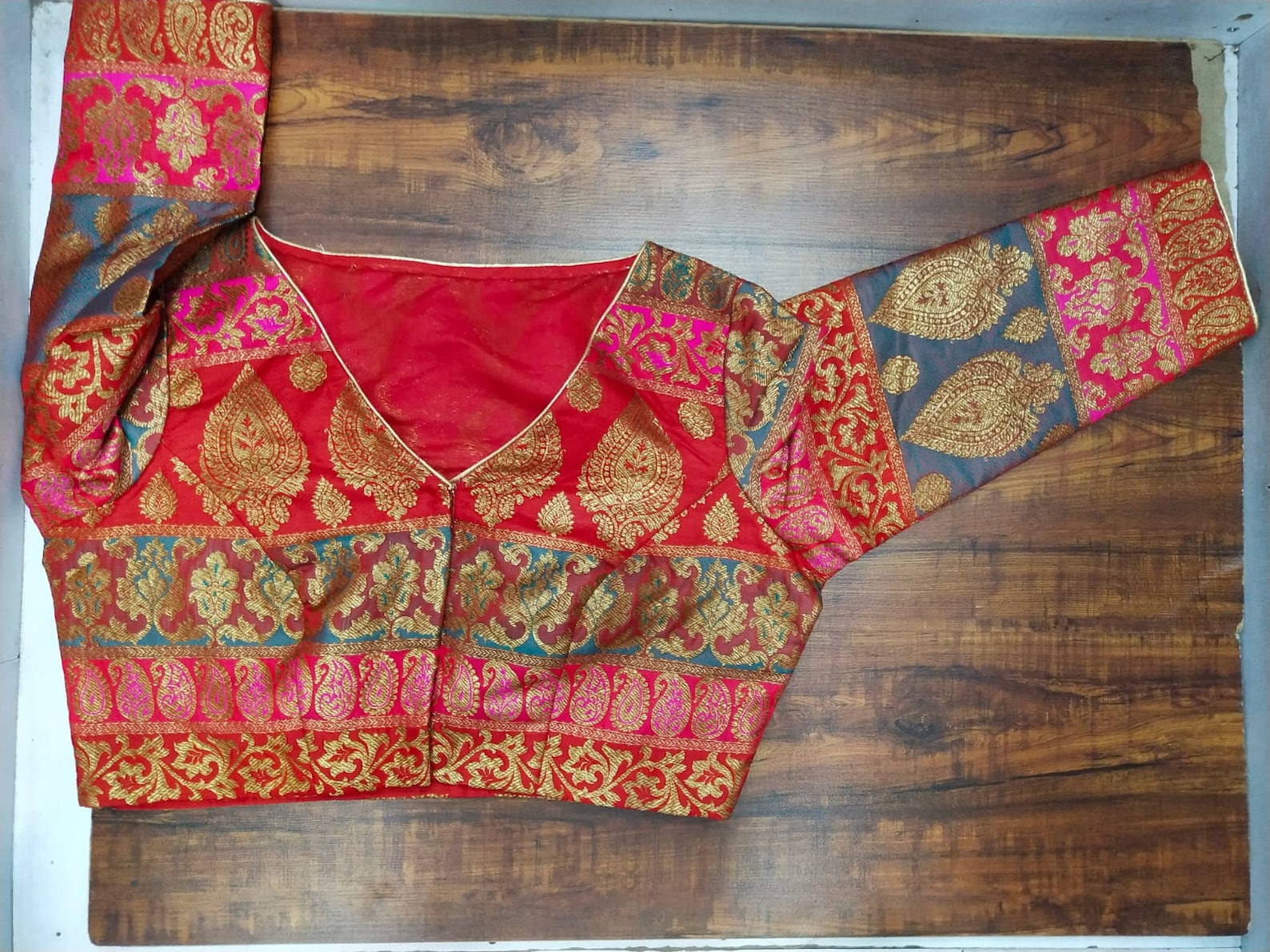 Brocade Blouse Sabyasachi Deep V Cut Blouse Designer Readymade - Etsy