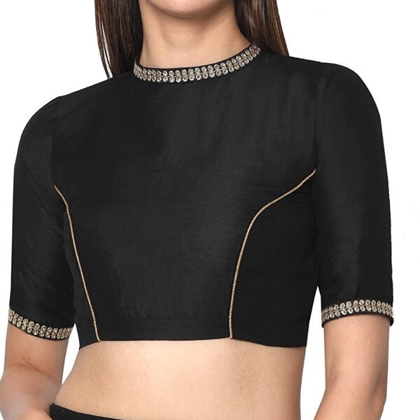 Shop Black Saree Blouse - Etsy