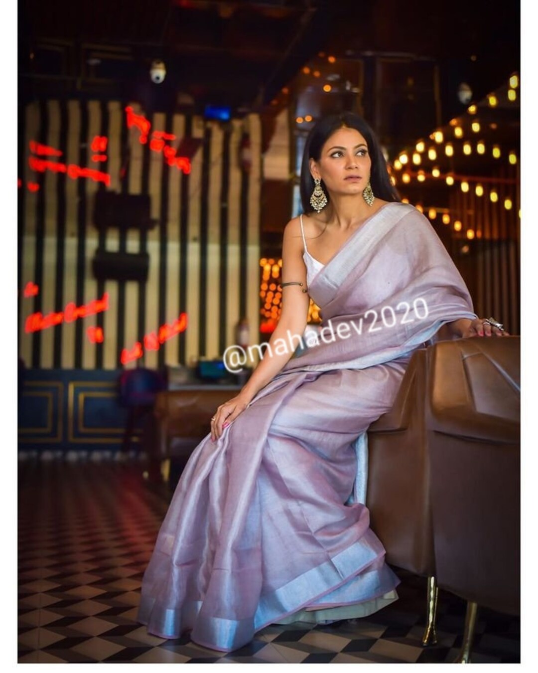 100% Pure Linen Saree Linen by Linen Sari Pure Handloom Saree for ...