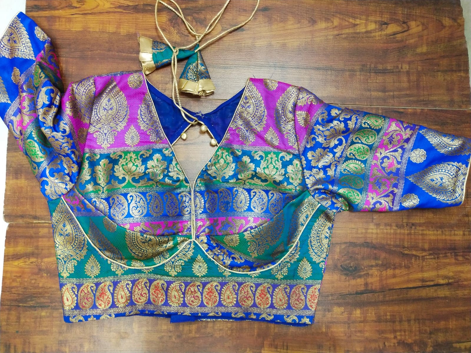 Brocade Blouse Sabyasachi Deep V Cut Blouse Designer Readymade | Etsy