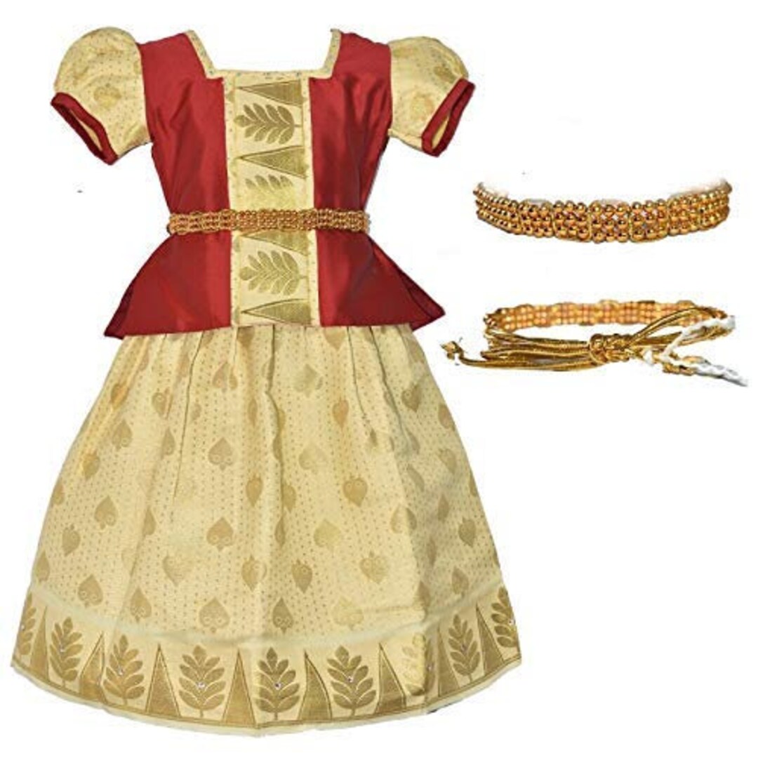 South Pattu Pavadai for New Born Baby Kids Lehenga Indian - Etsy
