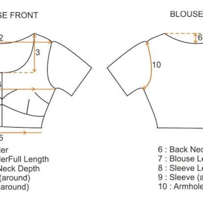 Saree Blouse - Etsy