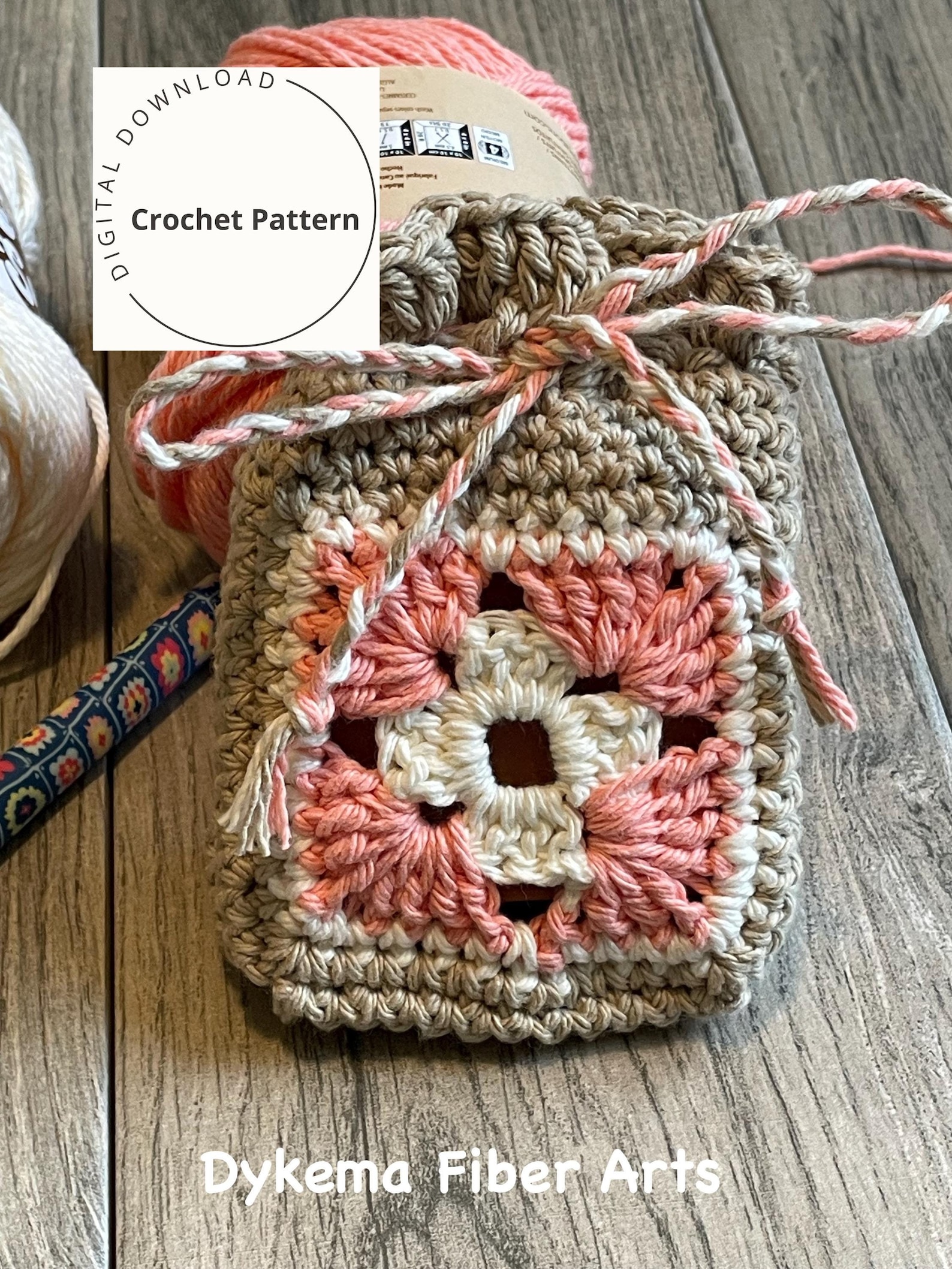 Crochet Pattern: Granny Square Soap Sack - Etsy