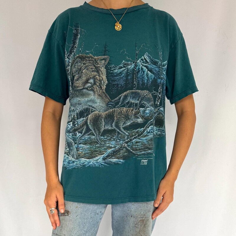 Funny Wolf Ripping Shirt - Etsy