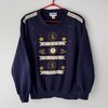 90s Vintage Blue New Orleans Jazz Music Graphic Pullover Sweater Unisex ...