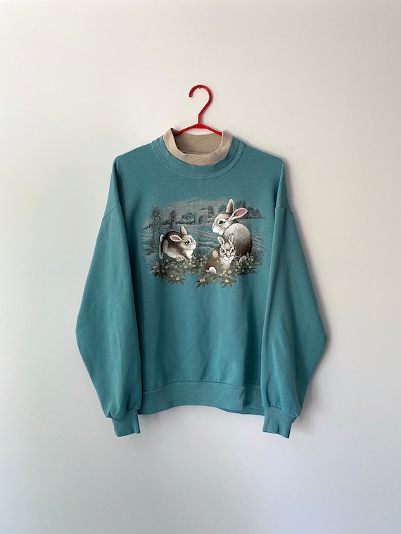 Vintage 90s rabbits nature - Gem
