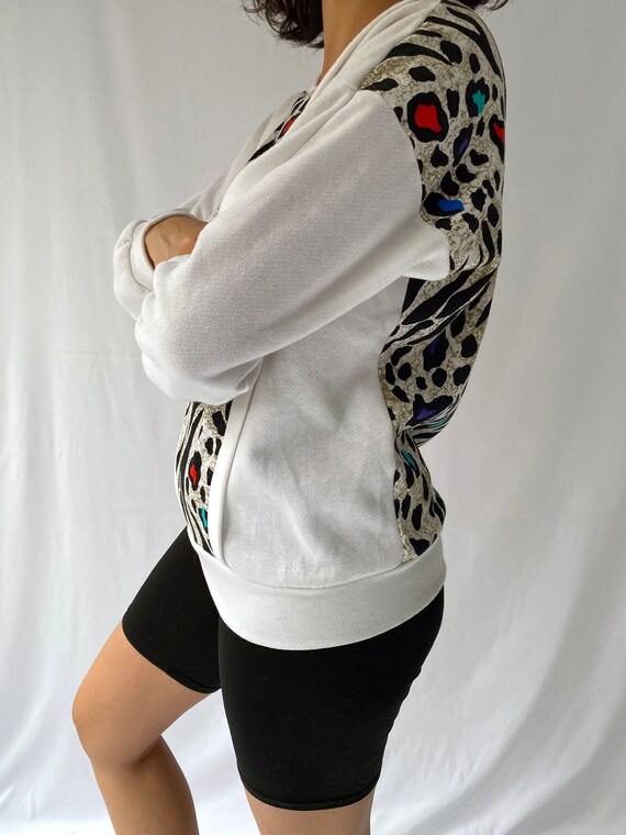 80s vintage rainbow tiger stripe leopard animal print… - Gem