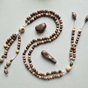 LRG Sandalwood & Seed Buddhist Prayer Beads, SGI Beads, Nichiren Gongyo ...