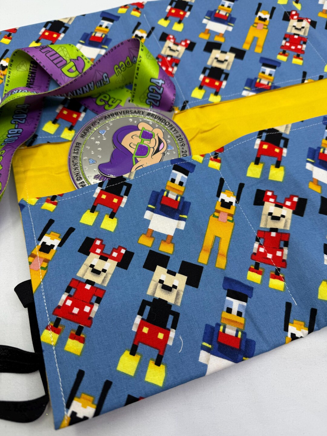 Race Medal Bag Holder Dopey Medals 6 Pocket Carrier Dopey Runner Gift ...