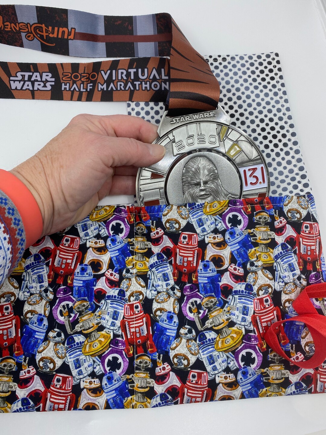 4 Pocket Bag Race Medals Droids Medal Holder Bag Runner Gift - Etsy