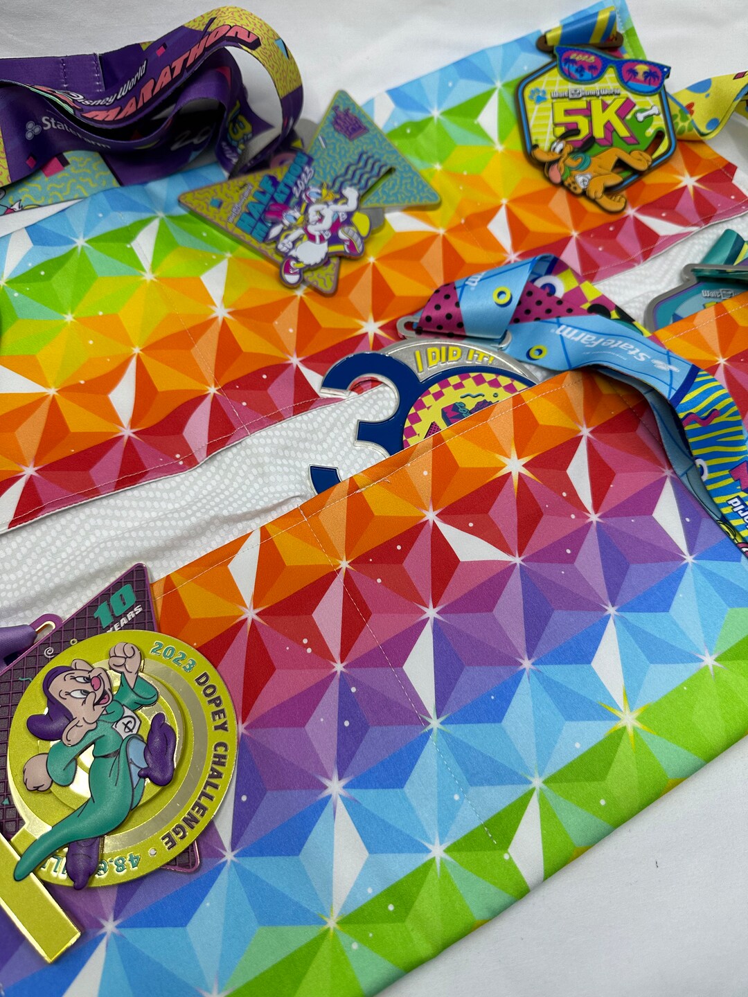 Race Medal Bag Carrier 6 Pocket Dopey Medal Bag Dopey Runner Gift - Etsy