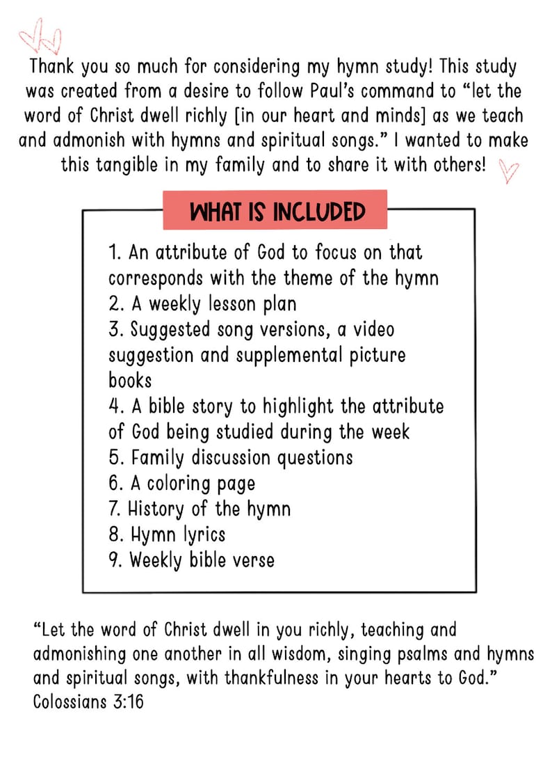 Hymn Devotional, Hymn Bible Study, Family Bible Study, Sunday School ...