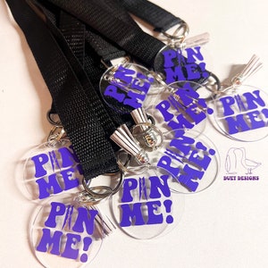 Cheer Pin Me Ribbon - Pin Me Strap - Cheer Team Gifts - Cheer Pins ...