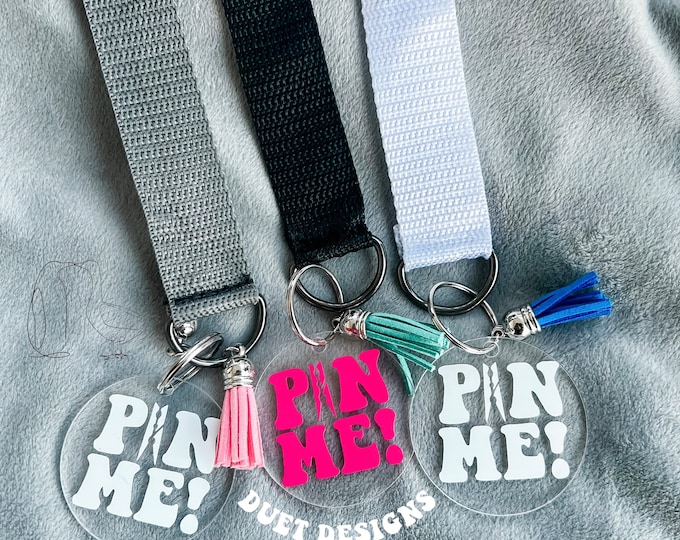 Cheer Pin Me Ribbon - Pin Me Strap - Cheer Team Gifts - Cheer Pins ...