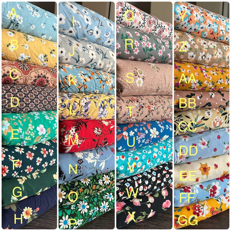 Challis Fabric by the Yard - Etsy