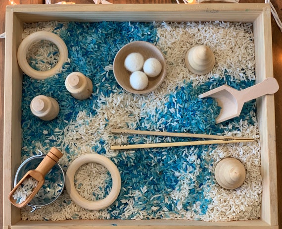 Learning & School Toys & Games Toys Winter Sensory Rice Kit etna.com.pe