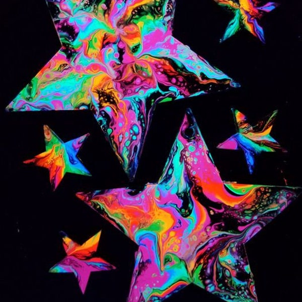 Fluorescent Blacklight Posters - Etsy