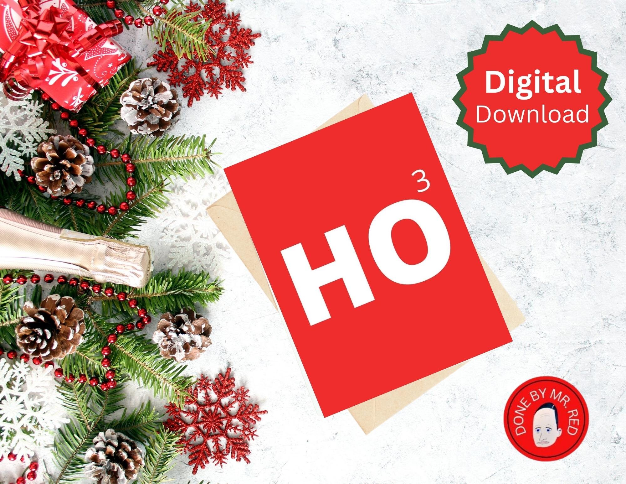 Printable Christmas Holiday Card Instant Download 7 X 5 Inch - Etsy