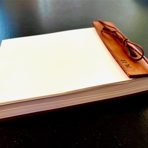 Leather Notepad - Etsy