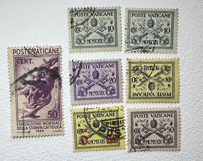 Vatican City Stamps,25 Diff, Vatican City,stamps,postage Stamps,stamp ...
