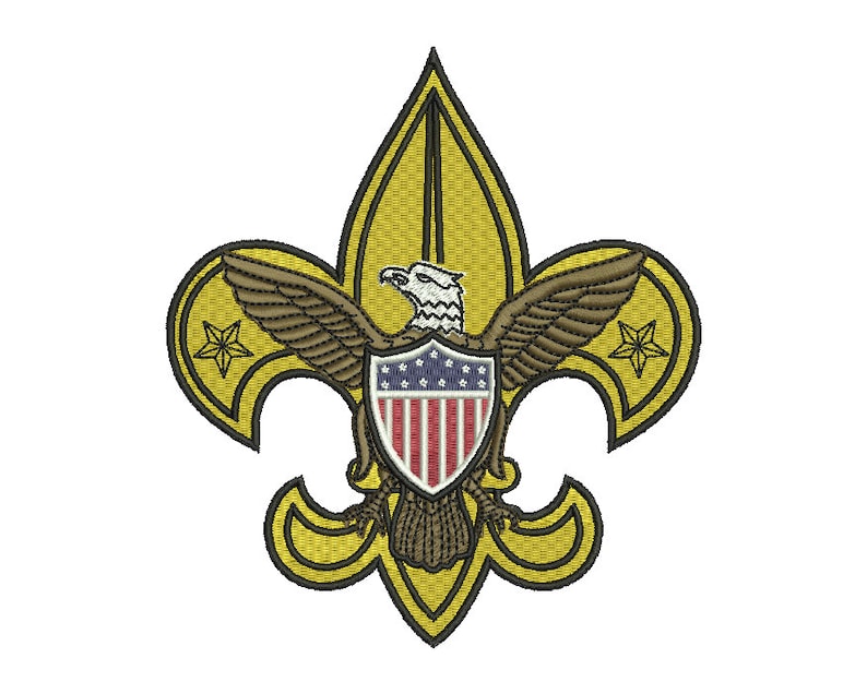 Scout Emblem Embroidery Design 3 SIZES | Etsy
