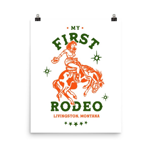 Rodeo Art - Etsy