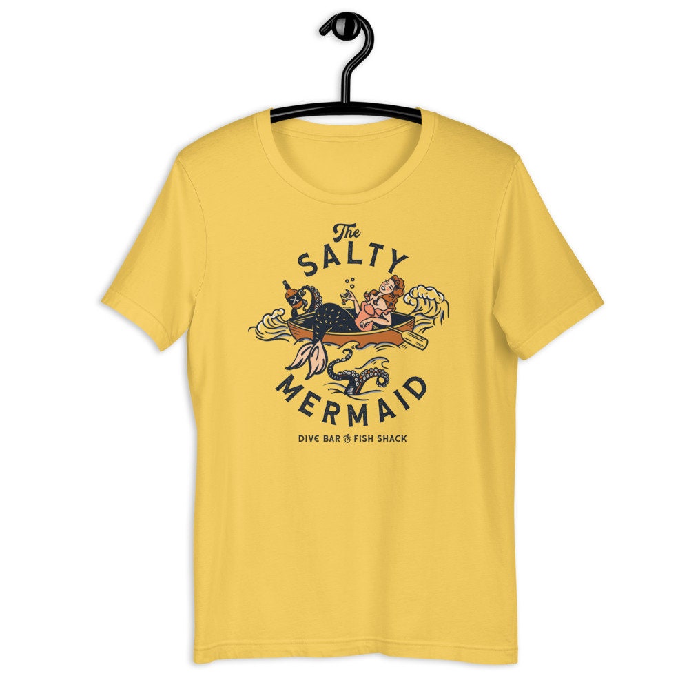 The Salty Mermaid Dive Bar & Fish Shack Short-Sleeve Unisex | Etsy