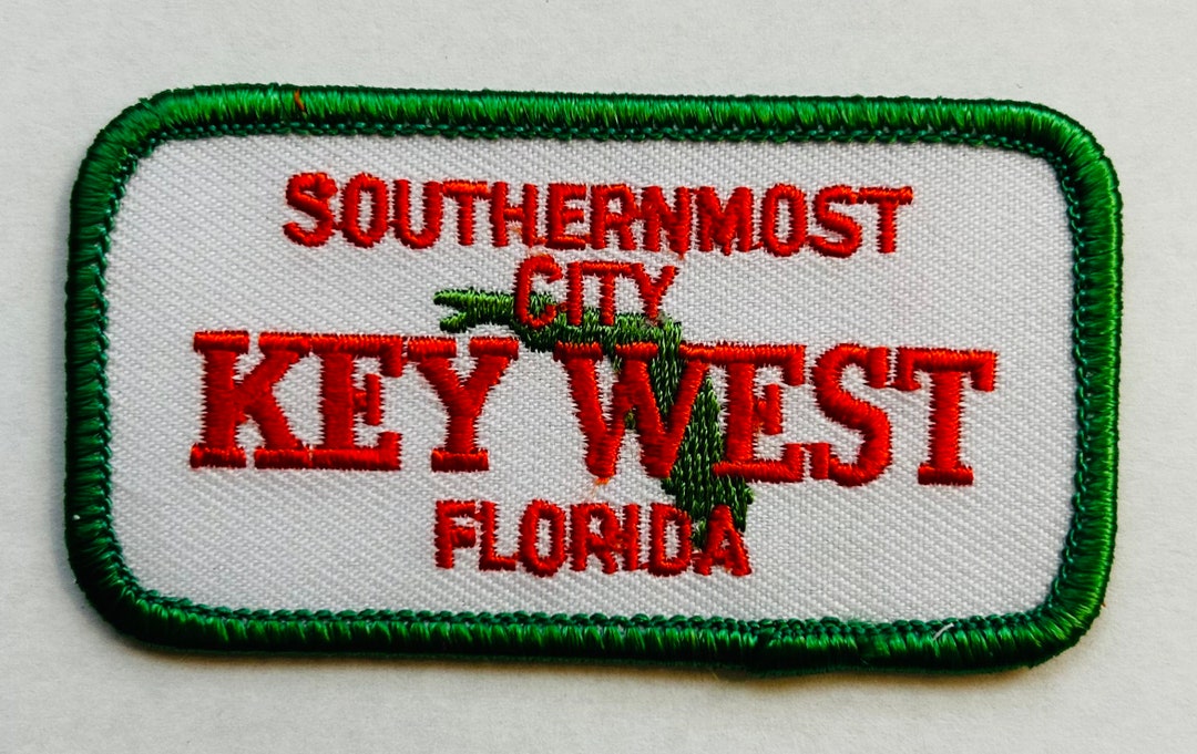 Key West License Plate Patch - Etsy