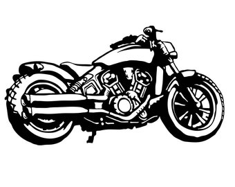Motorcycle Stencil Reusable Motorcycle Stencil Art Stencil - Etsy