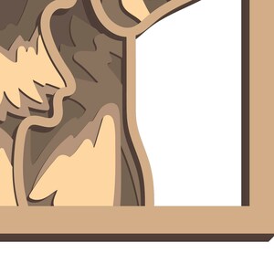 English Cocker Spaniel Mandala 3D Layered SVG, Digital File English ...