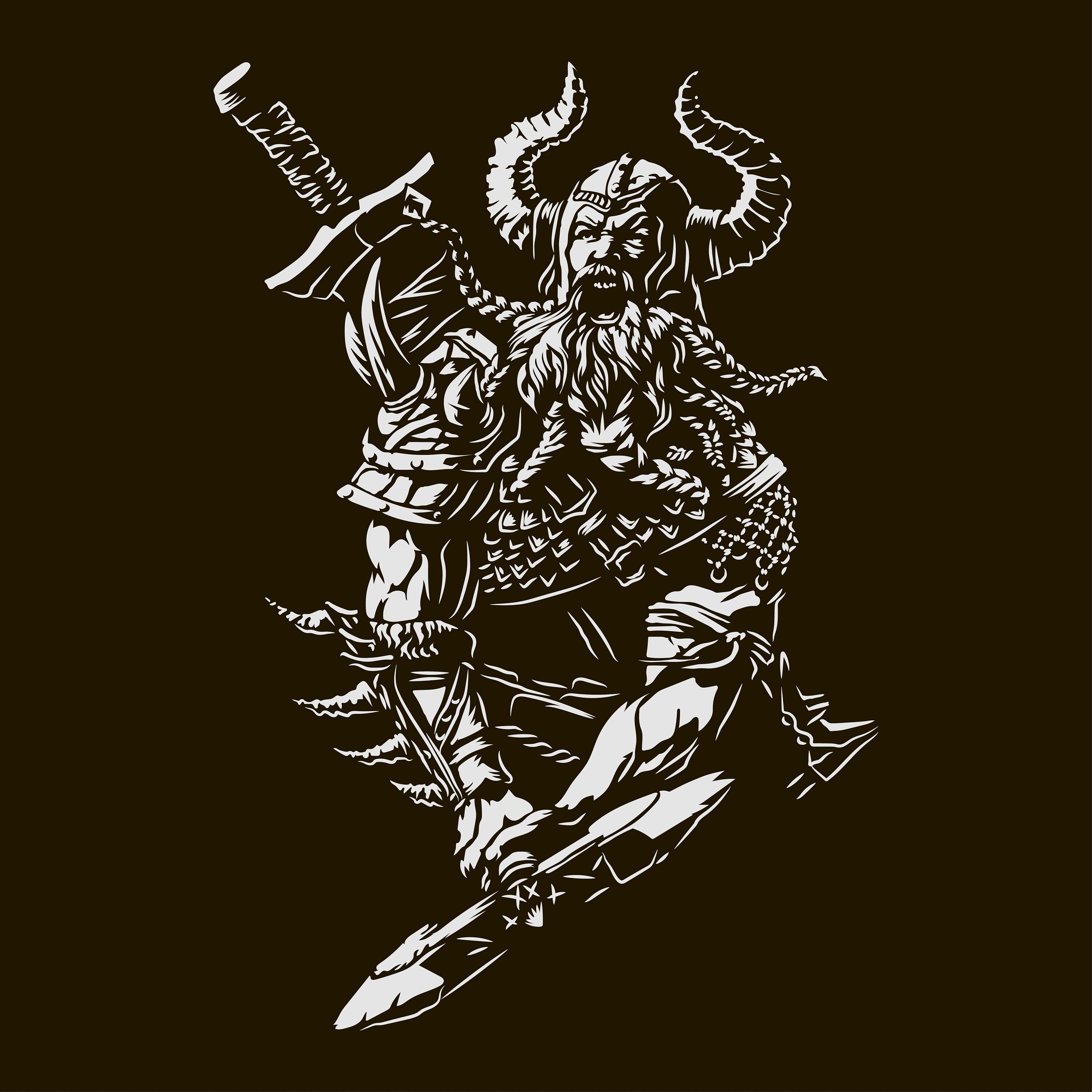 Viking SVG Digital File Viking for Printing on T-shirts File - Etsy Canada