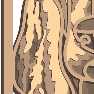 English Cocker Spaniel Mandala 3D Layered SVG, Digital File English ...