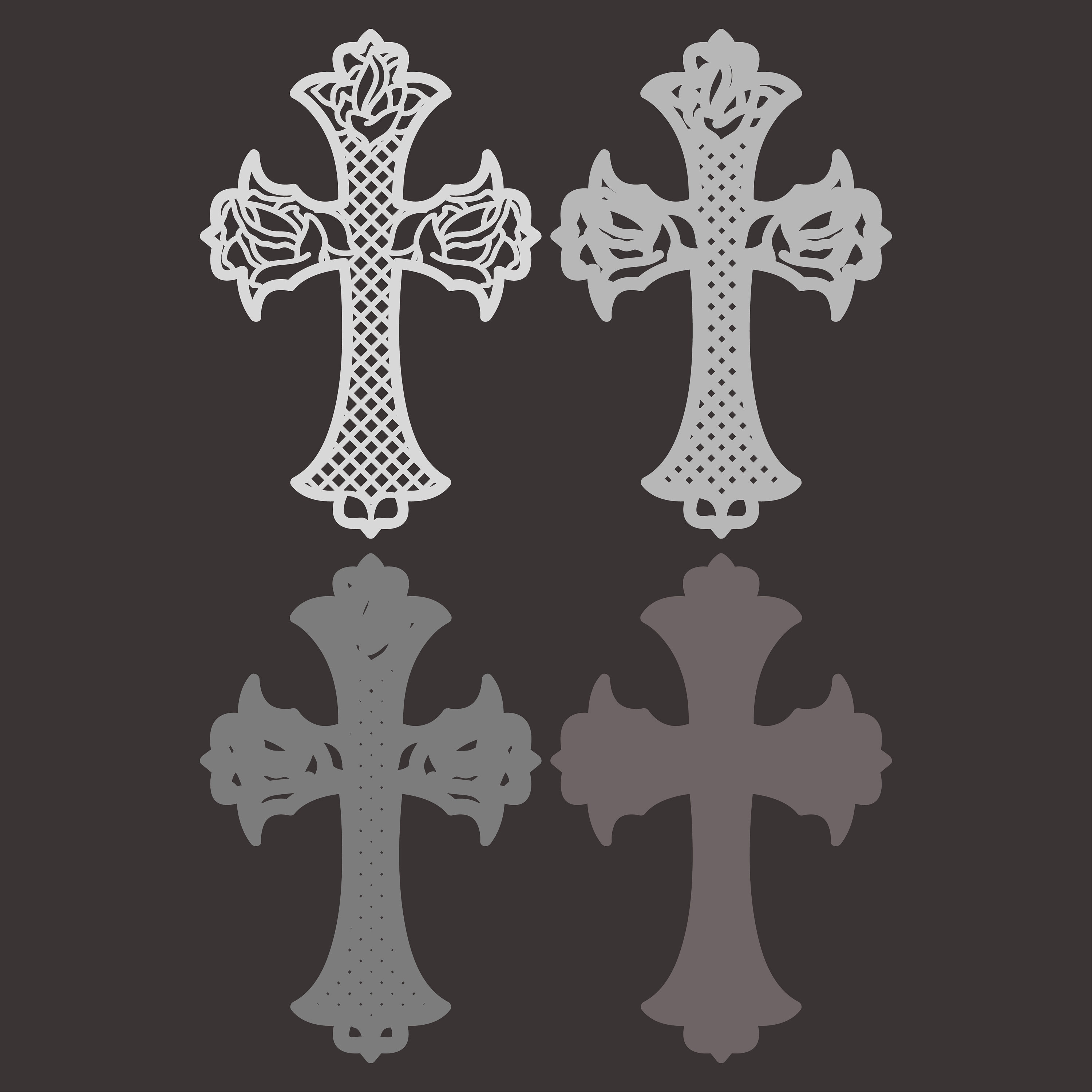 Cross 3d Layered SVG Digital File Cross 3d for Cutting - Etsy