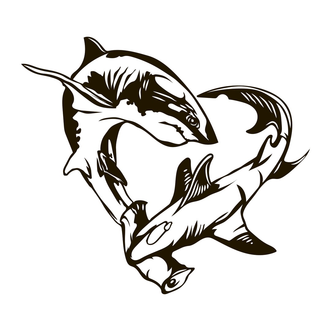 Shark SVG Digital File Shark for Printing on T-shirts File - Etsy