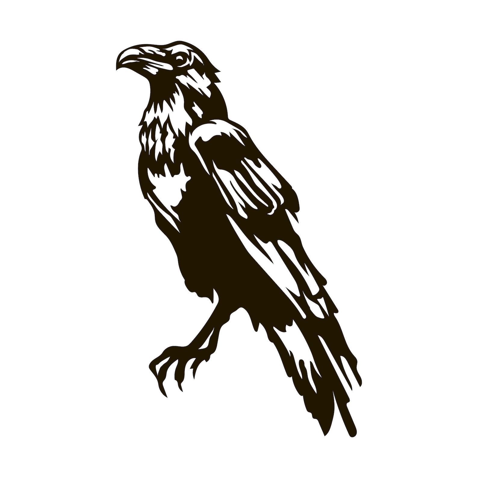 Raven SVG Digital file Raven for printing on T-shirts File | Etsy