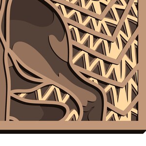 Boxer Dog Multilayer SVG, Digital File Boxer Dog Laser File, File for ...