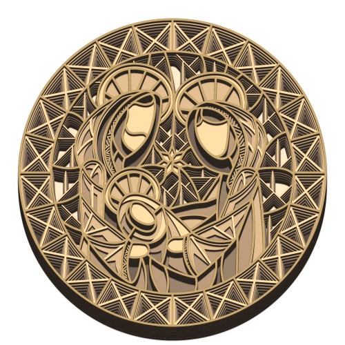 Virgin Mary Multilayer SVG/ Virgin Mary Cut File/ 3D Layer/ | Etsy